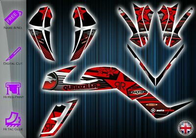 QUADZILLA 450 RS SPORT STICKERS - GRAPHICS KIT - RS450 DECALS ...
