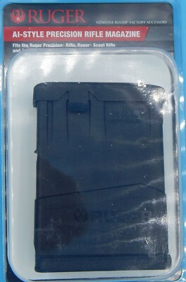 Ruger AI Style Rifle Magazine 10 RD Round 308 WIN Gunsite Scout ...