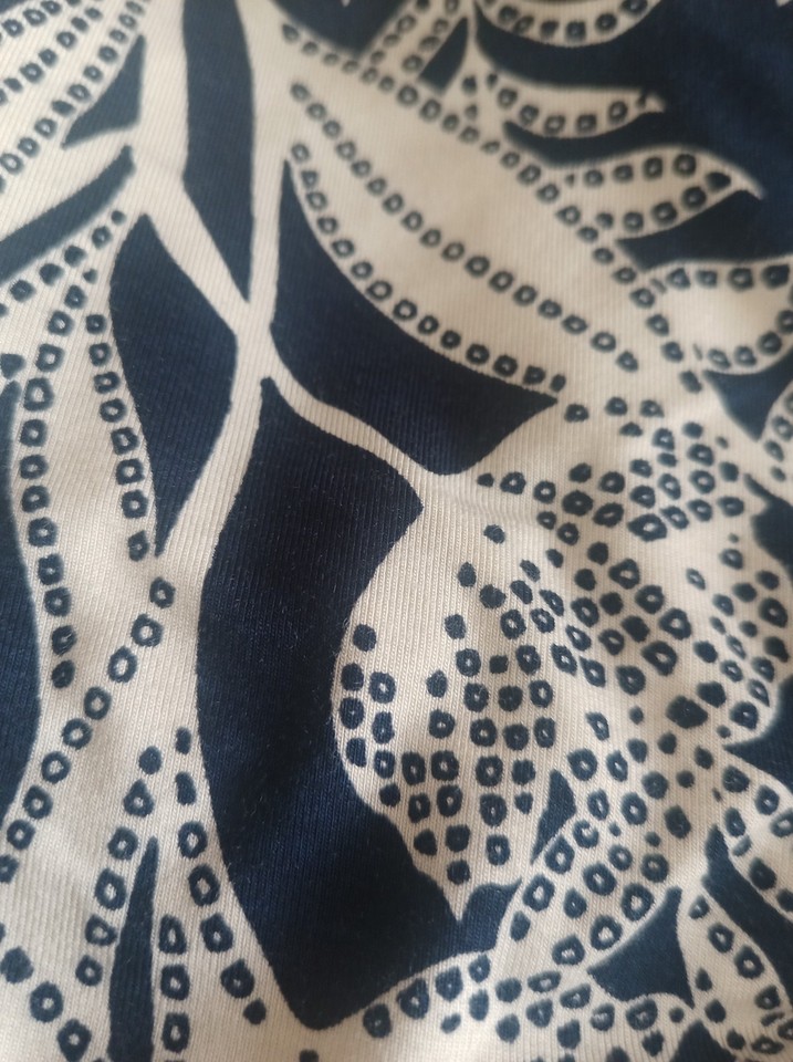 Soma Cool Nights Navy Blue Palms V-Neck Tank with Shelf Bra Size XS | eBay