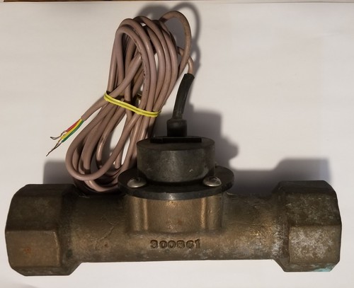 Water King Hall Effect Magnetic Paddle Wheel 1-1/2" brass PW Flow Meter ...