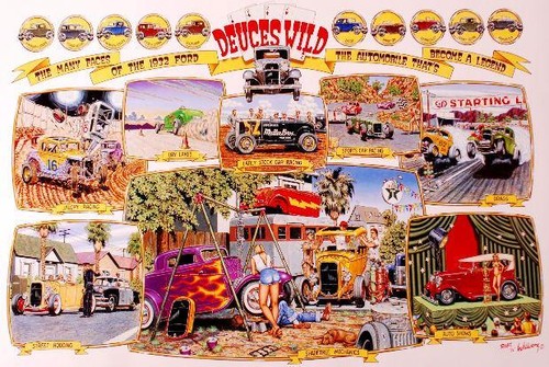 DEUCES WILD ROBERT WILLIAMS POSTER LOWBROW ART | eBay