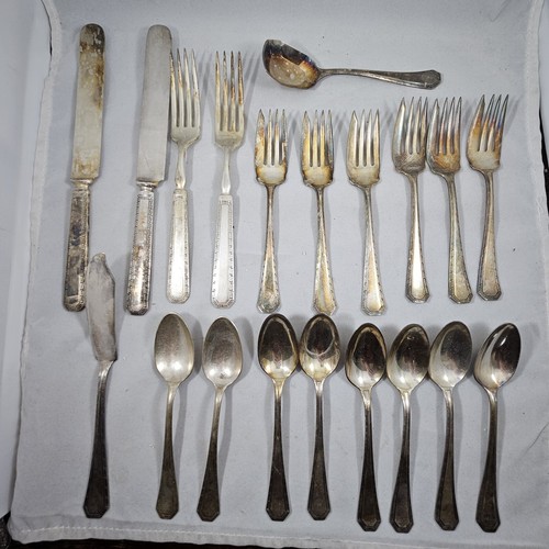 20 1835 R Wallace Silverware Athena Sugar Ladle Fork Spoon Knife Butter ...