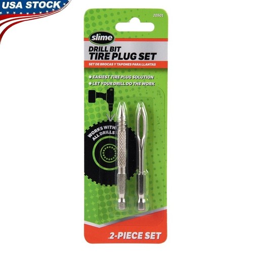 Tire Plug Drill Bit Kit Easy Tire Repair Reamer Plugger Compatible All ...