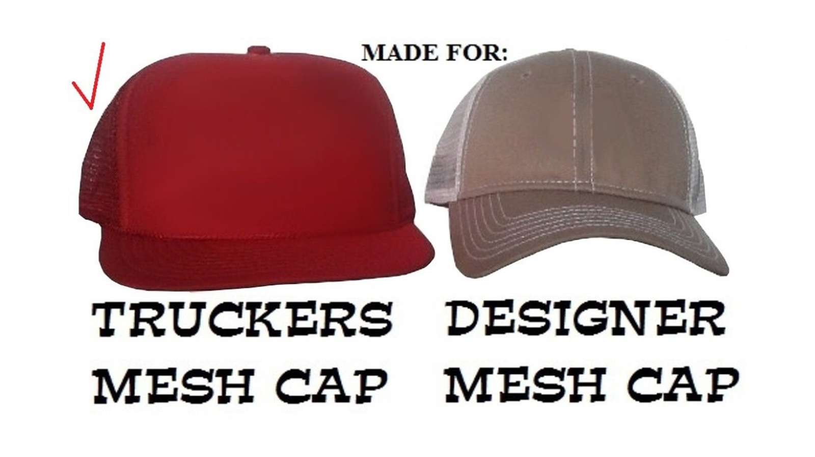 3 Pack Standard Baseball Caps Crown Inserts High Quality Mesh Fabric ...