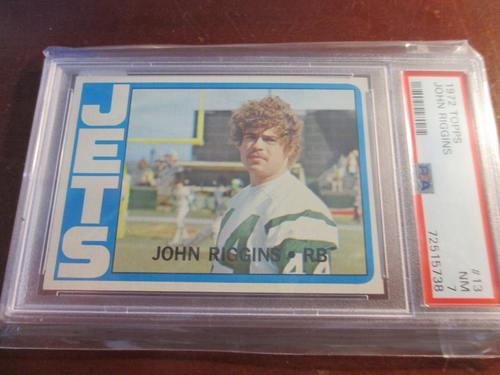 1972 Topps John Riggins HOF ROOKIE RC #13 PSA 7 NM | eBay