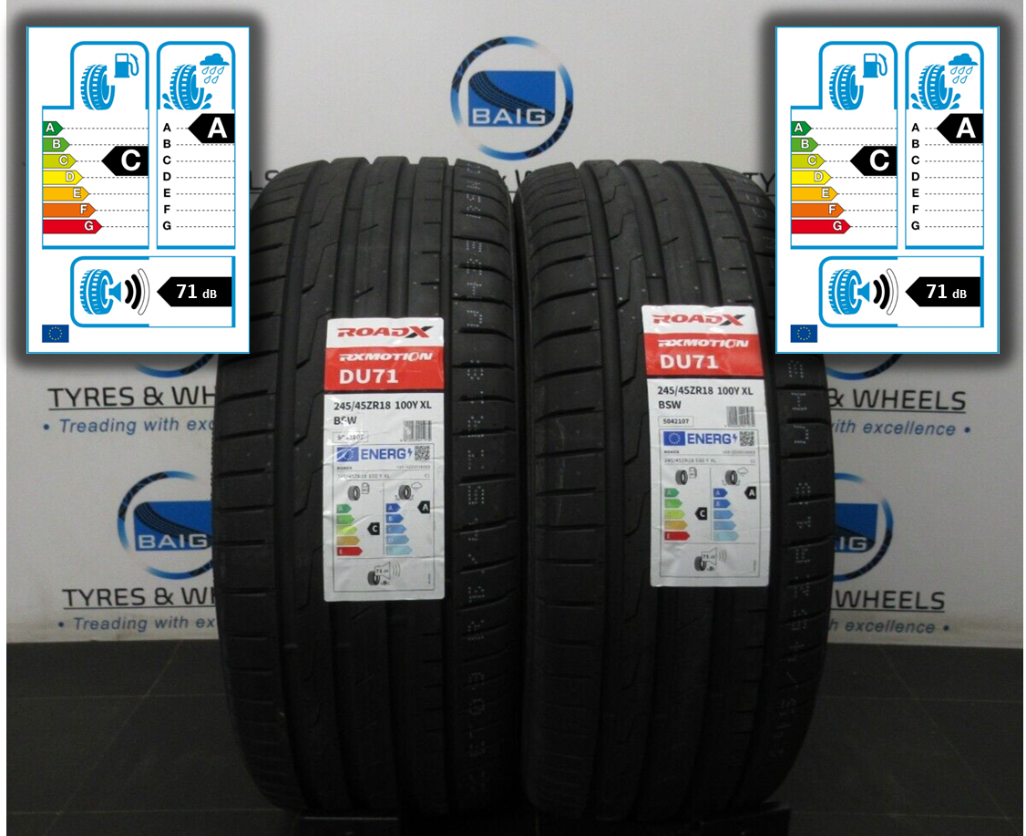 X2 245/45ZR18 245 45 18 100Y XL ROADX RX MOTION NEW TYRES *AMAZING 'A ...