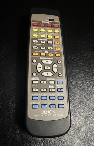 Denon Remote Control Unit RC-859 NO BATTERIES | eBay