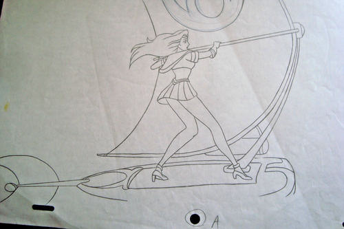 1993 Sailor Moon Original Production Drawing Toon Makers Saban Sky ...