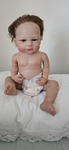 Lifelike Baby Boy Doll 18 Inch Realistic Newborn Anatomically Correct ...