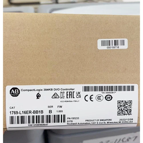 Allen Bradley 1769-L16ER-BB1B Ser.B CompactLogix L16 384KB Ctlr Sealed ...