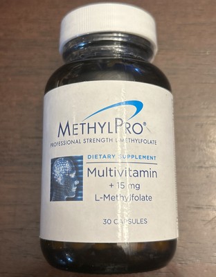 MethylPro Multivitamin + 15mg L-Methylfolate - High Dose Methyl Folate ...