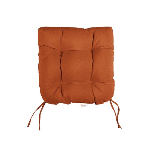 Chair Pad, 16 x 16 x 3, Canvas Rust 195911434492| eBay