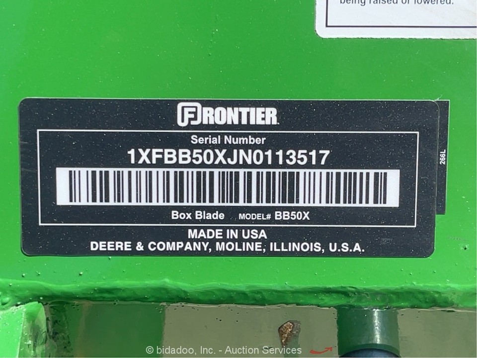 Frontier BB5072 John Deere Box Blade Scrapper Tractor Grading ...