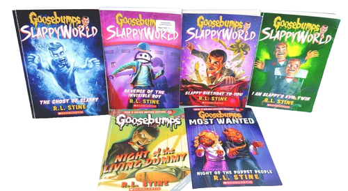 Lot of 6 Paperback Goosebumps Books - Children's Chapter Books Slappy's ...