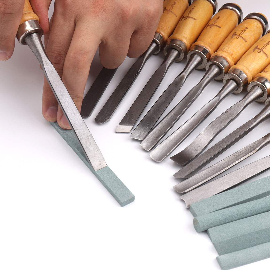 12 Wood Carving Gauge Chisel Woodworking Woodcut Set AU Stock | eBay ...