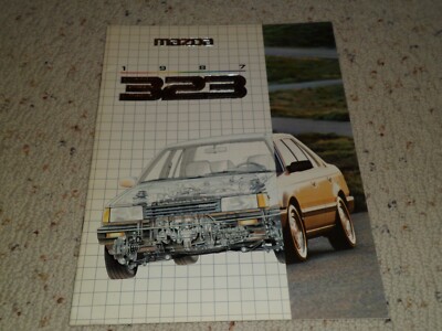 1987 Mazda 323 color brochure 23 pages | eBay
