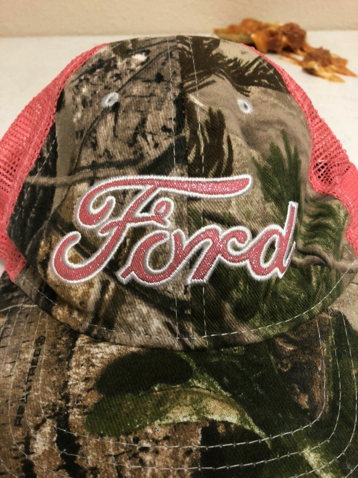 Ford Camoflauge Pink Hat Cap Trucker Hat Huntung Snap… - Gem