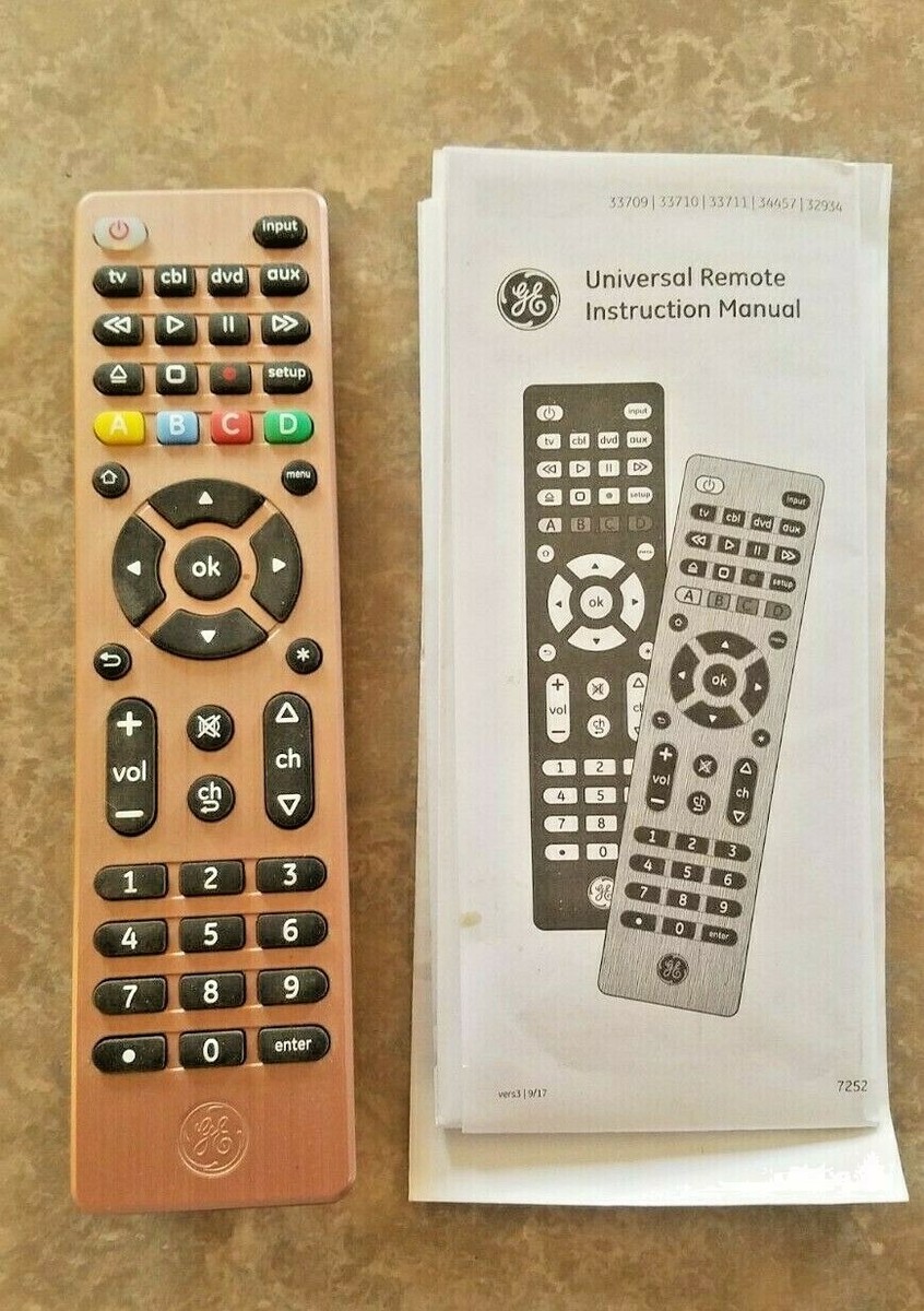 General Electric Universal Remote Codes General Electric Universal Remote Codes