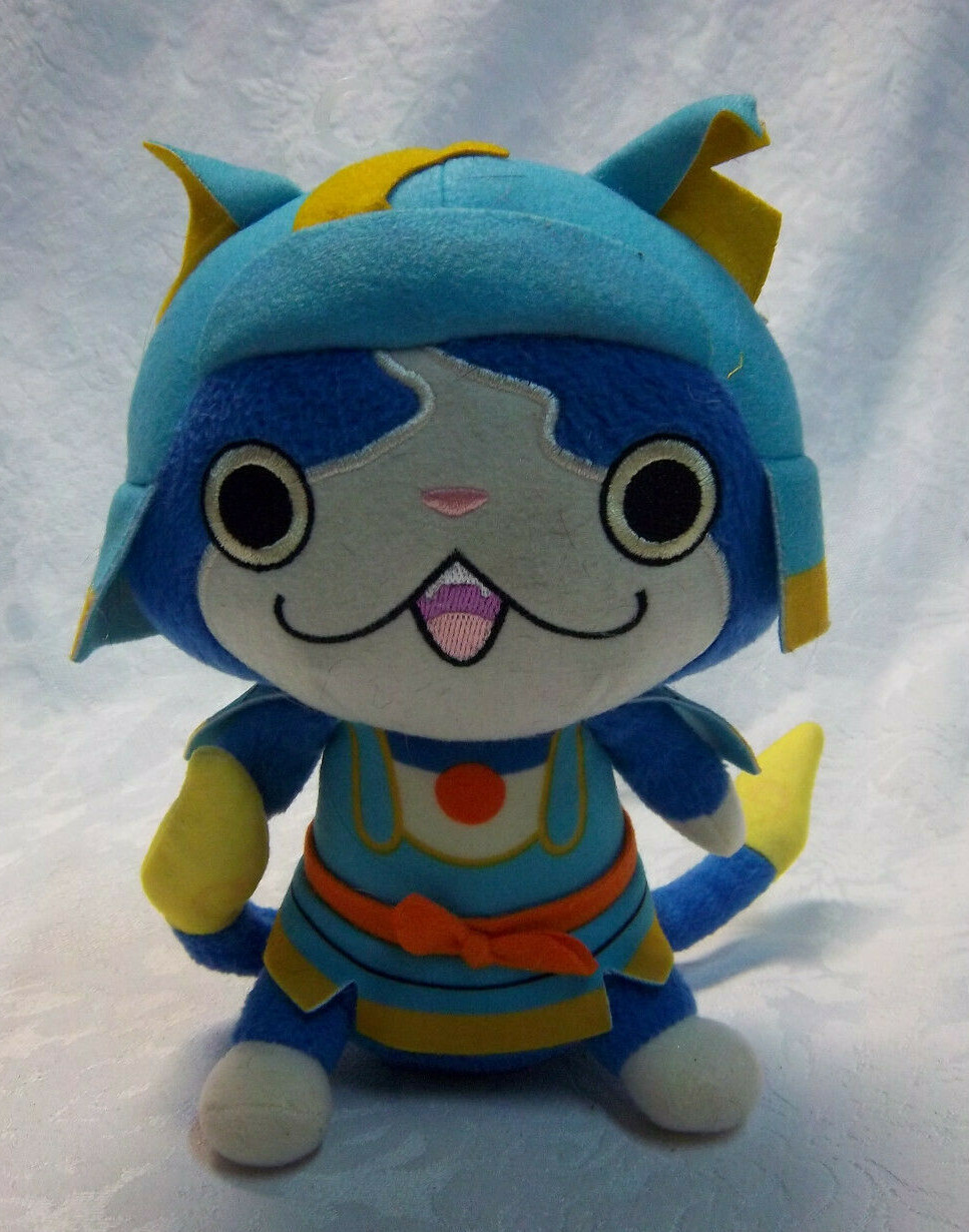 Yo-Kai Watch SHOGUNYAN 8" Samaurai Cat Plush Soft Toy Stuffed Animal