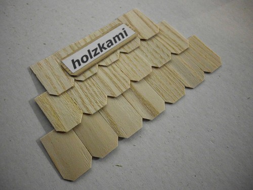 Dachschindeln Esche. Holzschindeln . 250 Schindeln. 25mm x 15mm x 0,6mm ...
