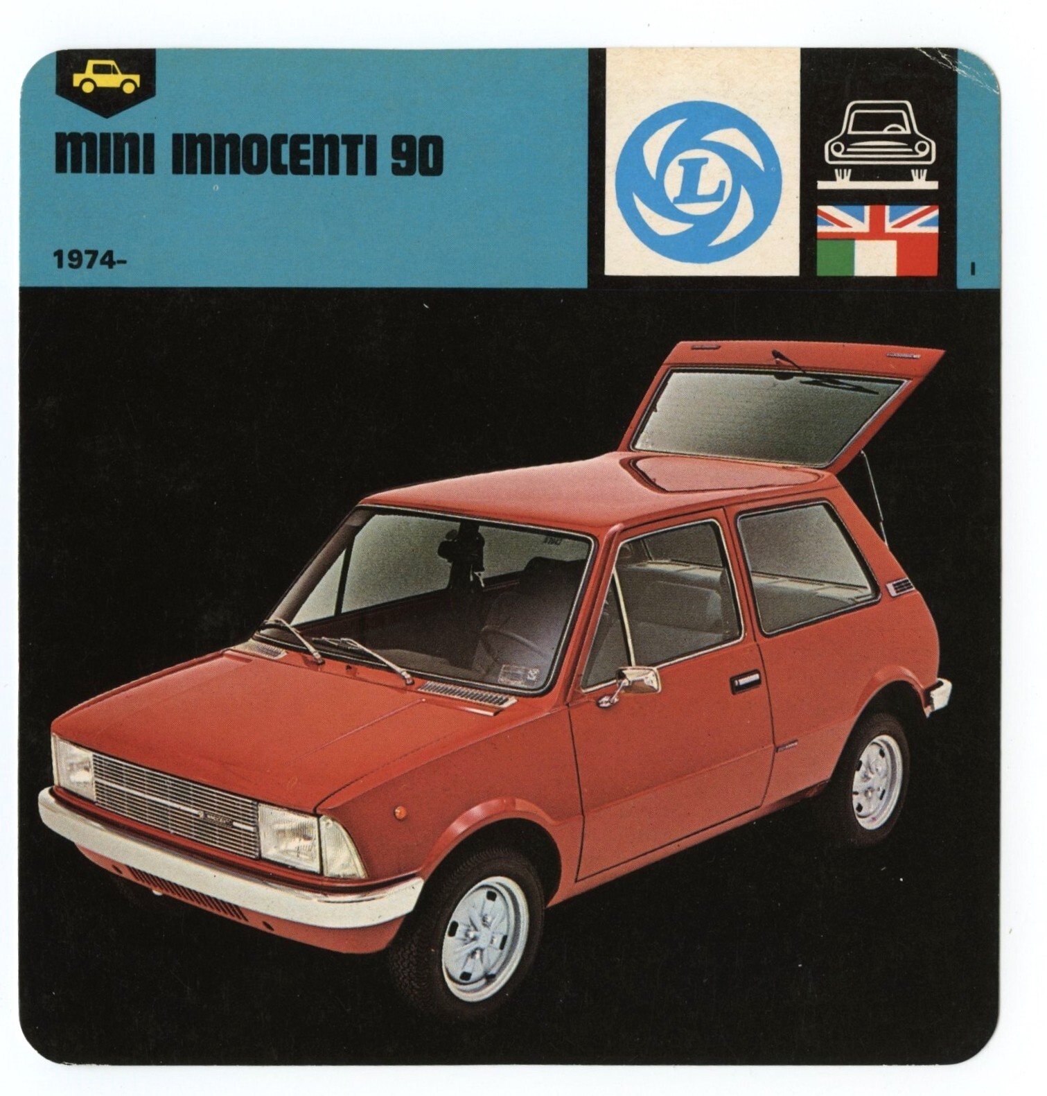 Mini Innocenti 90 - GT / Production Car Edito Service SA Auto Rally ...