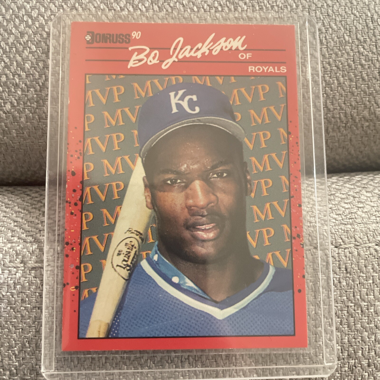 RARE 1990 Donruss BO JACKSON BC-1 MVP Error Card Miscut | eBay