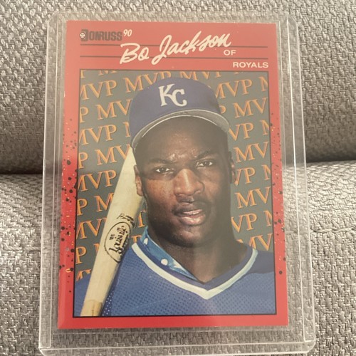 RARE 1990 Donruss BO JACKSON BC-1 MVP Error Card Miscut | eBay