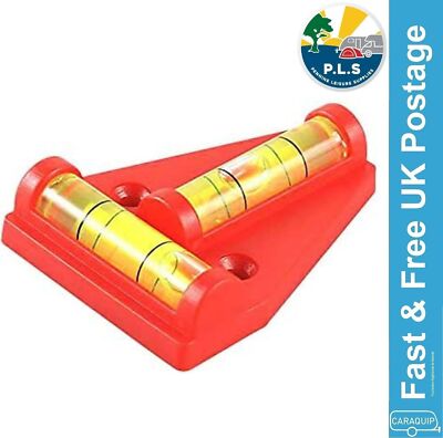 Caravan 2-Way Spirit Level Magnetic Caravan Motorhome Trailer Leveller ...