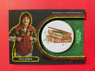 2019 Stranger Things Upside Down PIN RELIC Will Byer #10/10 -82 | eBay