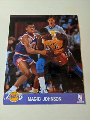 1990 NBA Hoops Magic Johnson 8 x 10 | eBay