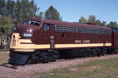 Soo Line FP7A # 500 @ Ladysmith, WI 10/10/1984 | eBay