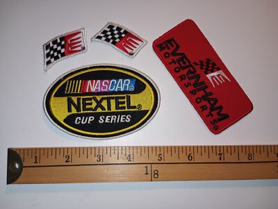 4 RARE EVERNHAM MOTORSPORTS RACING NASCAR NHRA DRAG PATCH CREST BADGE ...