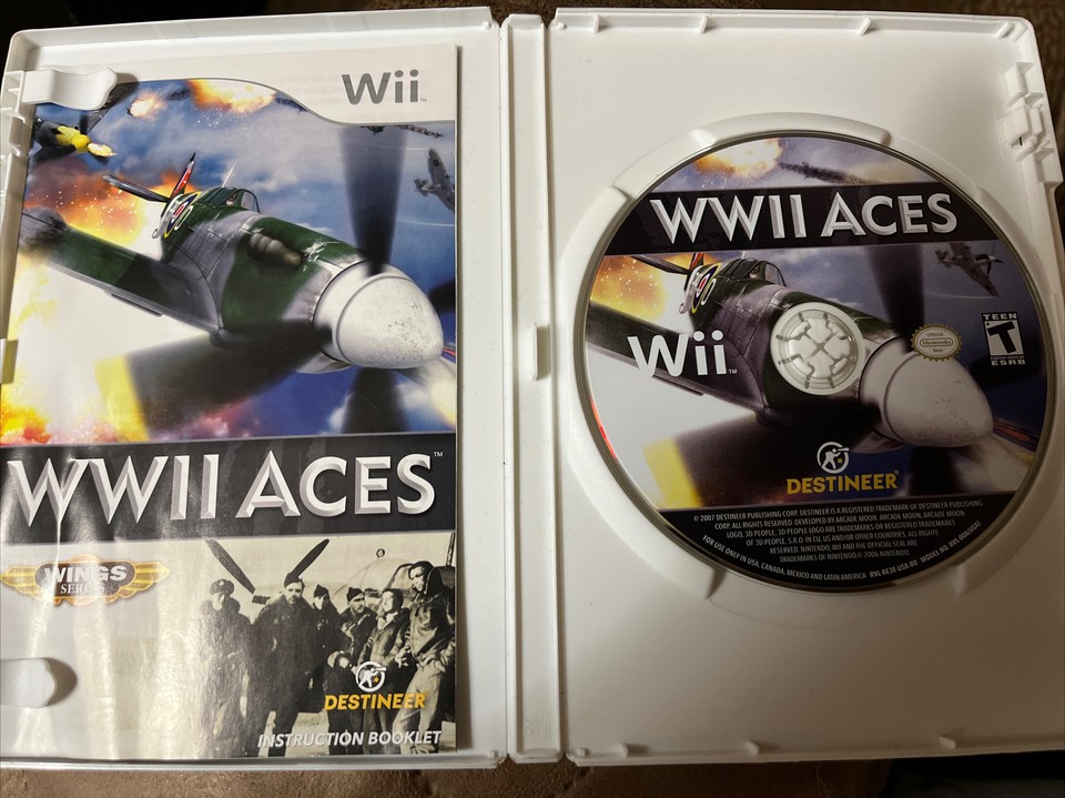 WWII Aces (Nintendo Wii, 2008) Complete 828068211561| eBay