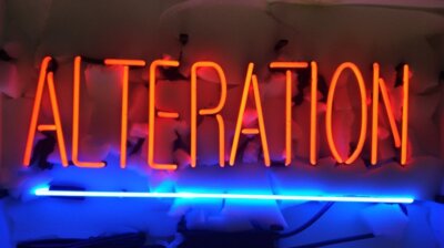 Alteration Neon Light Sign 20"x12" Lamp Glass Decor Wall Space Bar ...