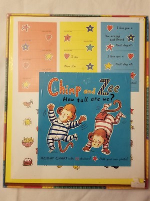 Chimp and Zee: How Tall Are We?: Height Chart 2009 WITH 55 STICKERS NEW ...