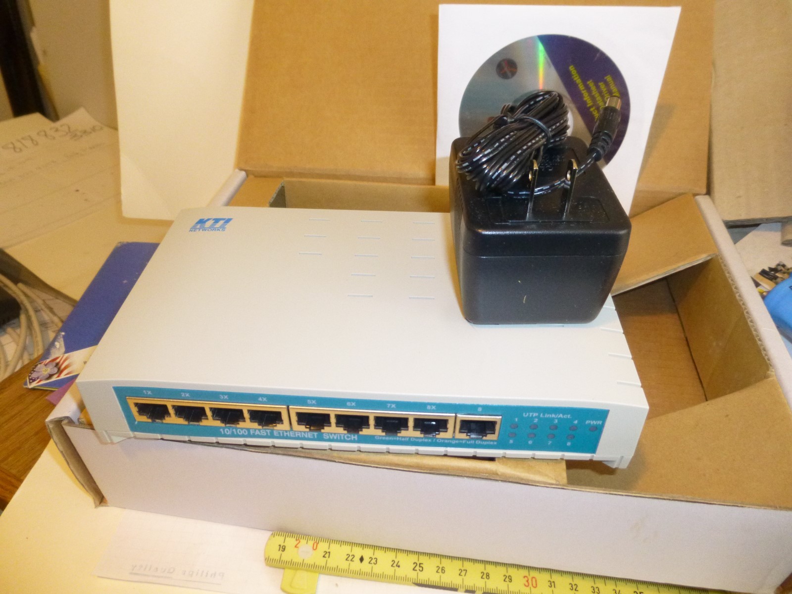 KTI 8 Port KS 180 C 10/100 Ethernet Switch UTP Link Same for sale ...