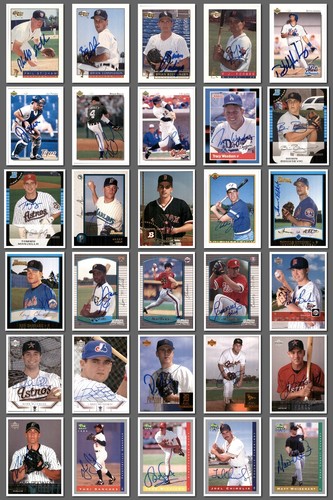 Lot Of (30) Signed Baseball Cards MLB/MILB RC Rookie Auto AU Autograph ...