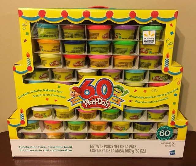 Hasbro Play-doh 60 Year Anniversary 60 Cans Walmart for sale online | eBay