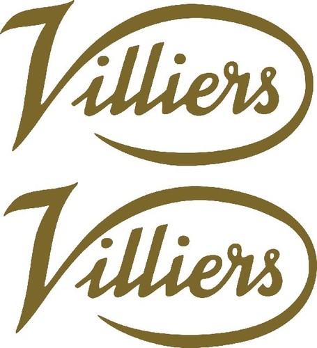 Villiers logo decal- car van trailer caravan stationary engine 2 ...