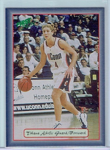 TIHANA ABRLIC 1998-99 First Union COLLEGE CARD ROOKIE RC UCONN #4 | eBay