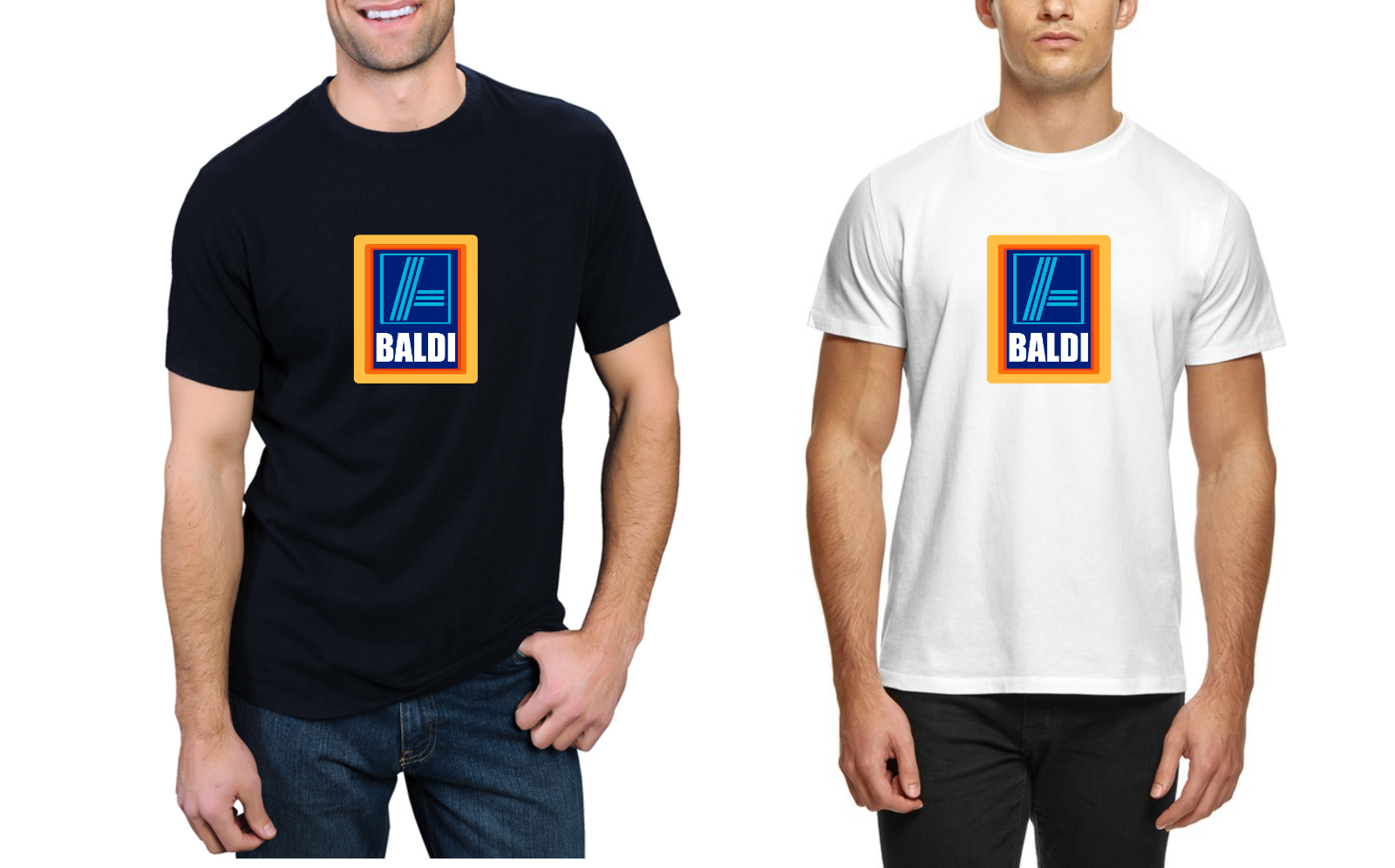 Baldi T-Shirt - Funny Novelty Aldi Supermarket Bald Men's Hilarious Tee ...