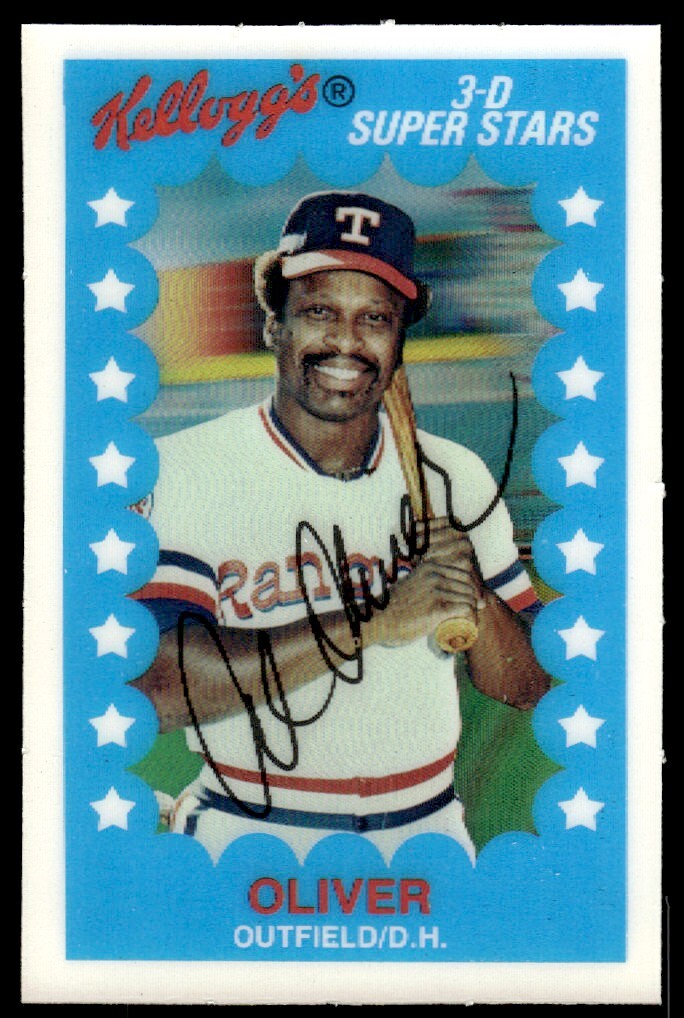1982 Kellogg's Al Oliver Texas Rangers #61 | eBay