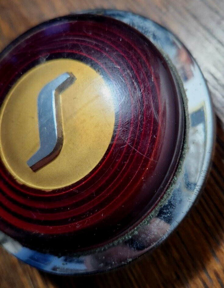STUDEBAKER HORN BUTTON CENTER CAP - Red Bakelite 3" | eBay