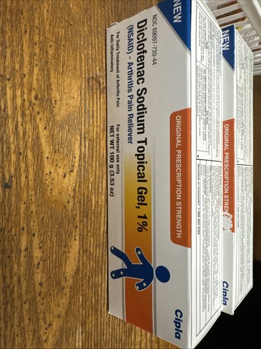 Generic Arthritis Pain Diclofnac Gel 1% 100grams Pack Of 2 Boxes | eBay