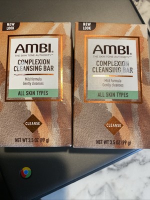 2 bars AMBI Complexion Cleansing Bar Mild Gentle Soap 3.5 oz | eBay