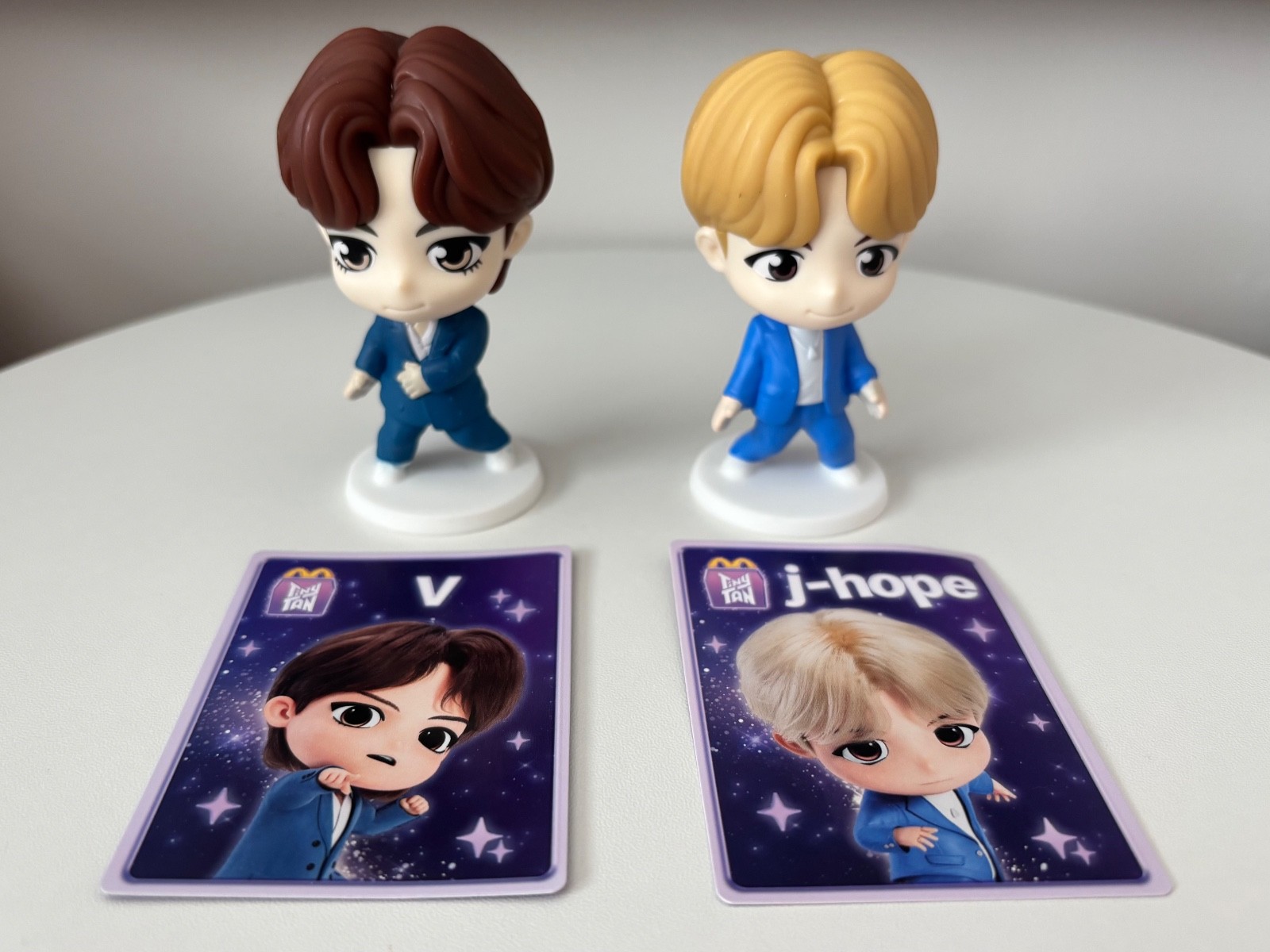 Lot of 2 Rare 2025 McDonald's J- HOPE and V in BTS Happy Meal Toy | eBay