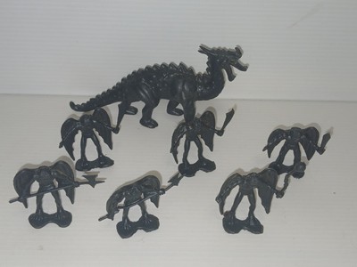 DFC Dragonriders of the Styx D&D Vintage Plastic Fantasy Figures Lot of ...