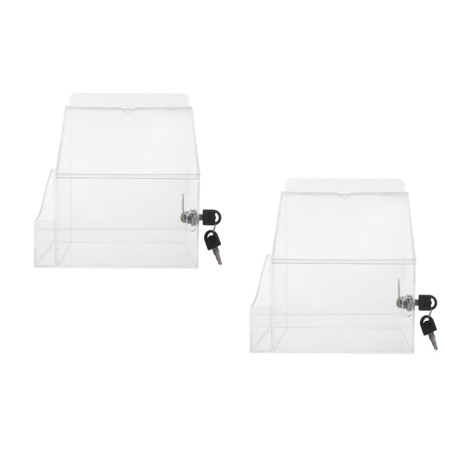 Suggestion Box with Slot Office Donation Boxes for Fundraising Charity ...