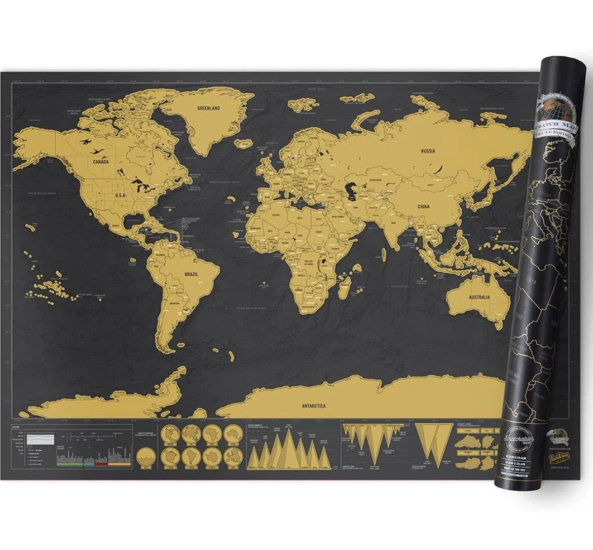 Wanderlust Travel Map