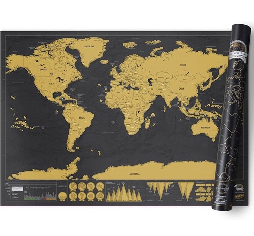 Luckies for London Scratch Map - Travel Map for the Wanderlust | eBay